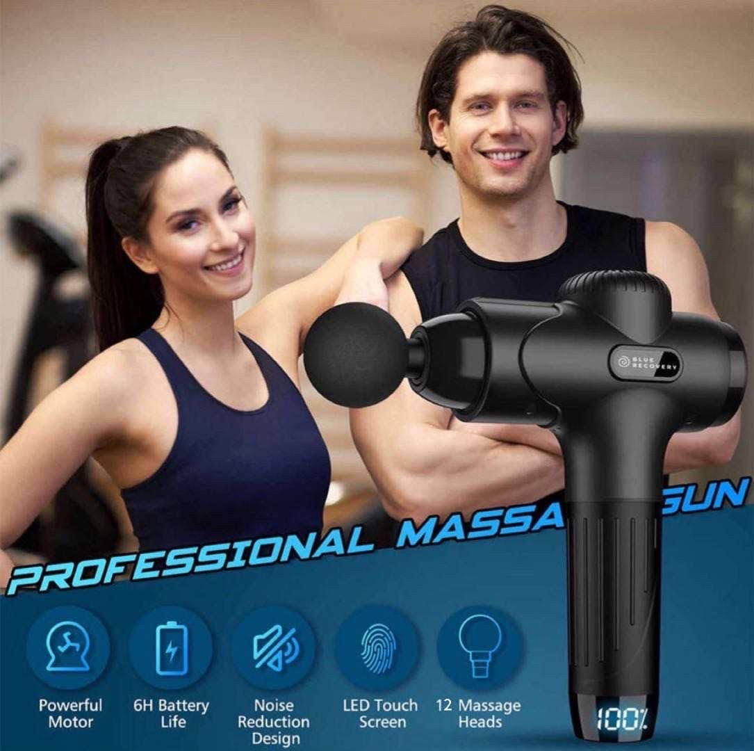 Blue Recovery massage gun Essential - Professioneel